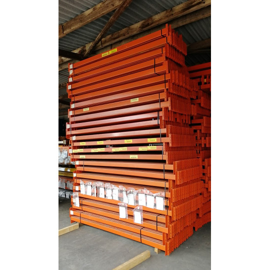 Dexion P90 palletstelling 6500x1100mm (max. 525 kg per pallet) GEBRUIKT